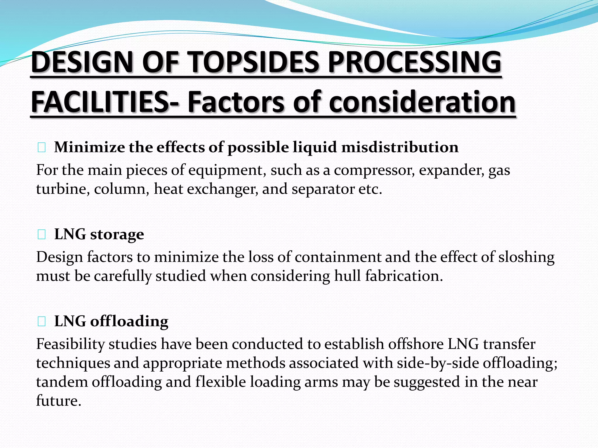 Design & operation of topsides gas field | PPTX | Civil Engineering ...