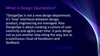 Everything you want to know about DesignOps and were afraid to ask | PPTX