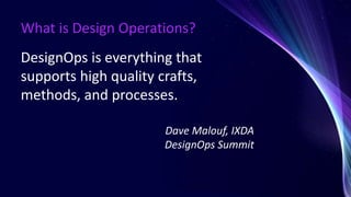 Everything you want to know about DesignOps and were afraid to ask | PPT
