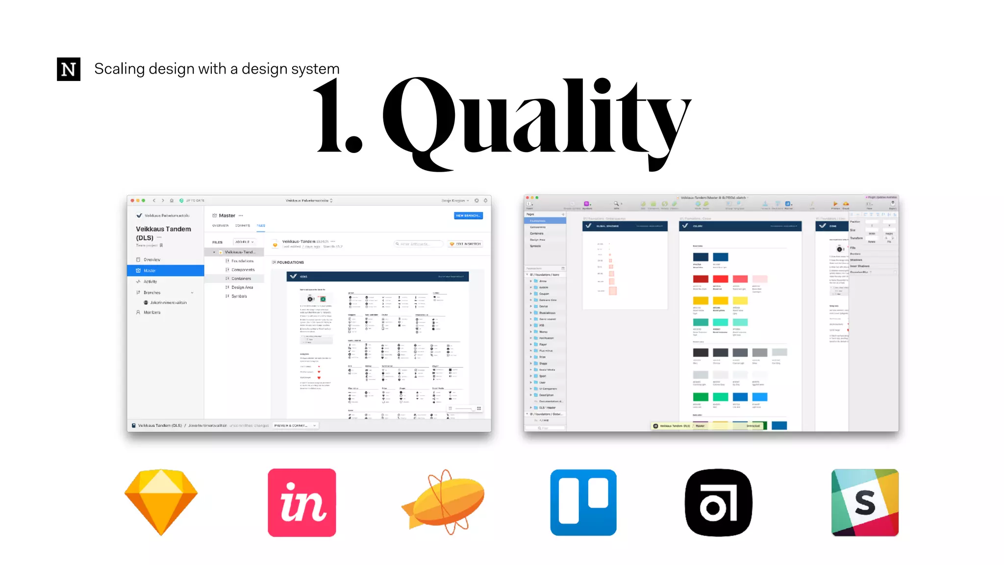 Scaling design with a design system | PPT