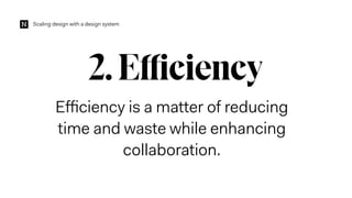 Scaling design with a design system | PPT