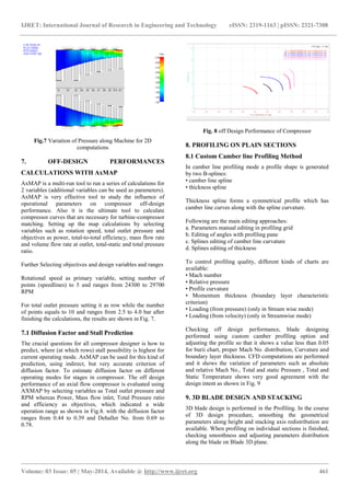 Design optimization of an axial flow compressor for industrial gas turbine | PDF