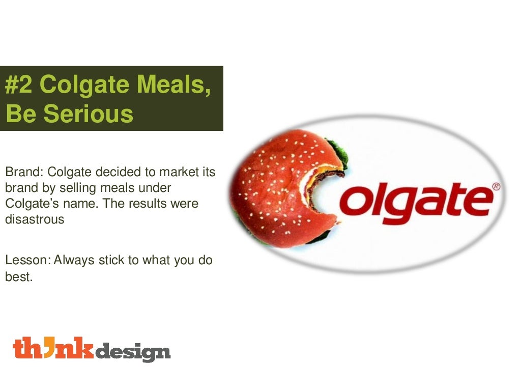 #2 Colgate Meals, Be Serious
