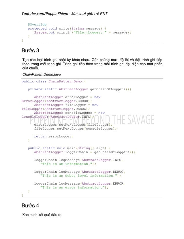 15 Design pattern - Kiến trúc và thiết kế phần mềm PTIT | PDF