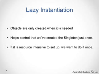 Design pattern (Abstract Factory & Singleton) | PPT