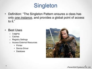 Design pattern (Abstract Factory & Singleton) | PPT