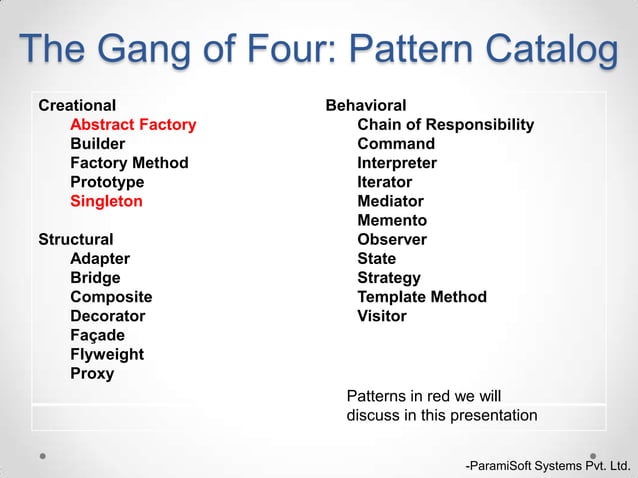 Design pattern (Abstract Factory & Singleton)