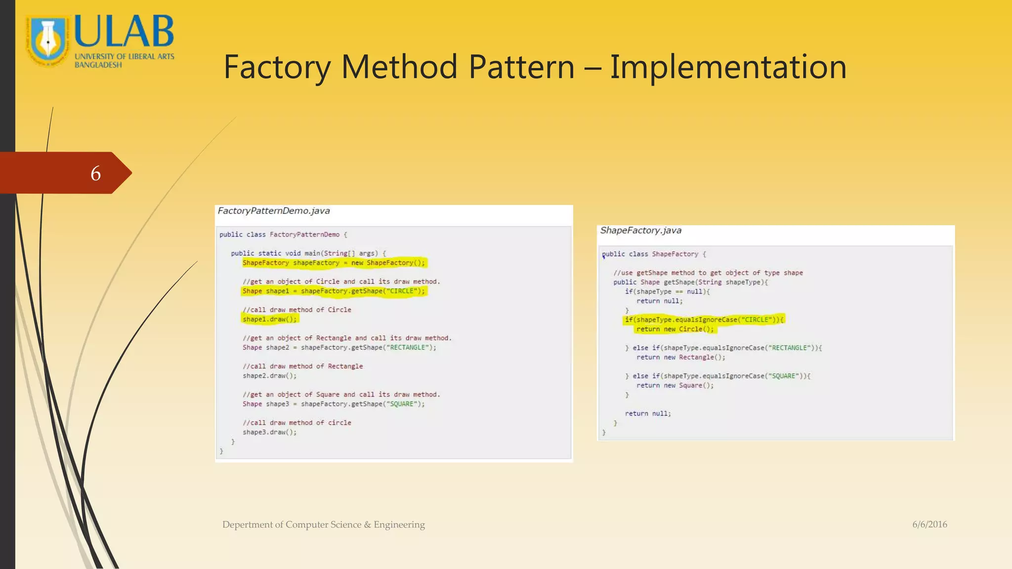 Design Pattern Software Engineering Pptx Programming Languages Computing