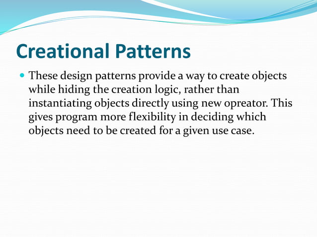 Design pattern | PPT | Free Download