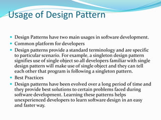 Design pattern | PPT | Free Download