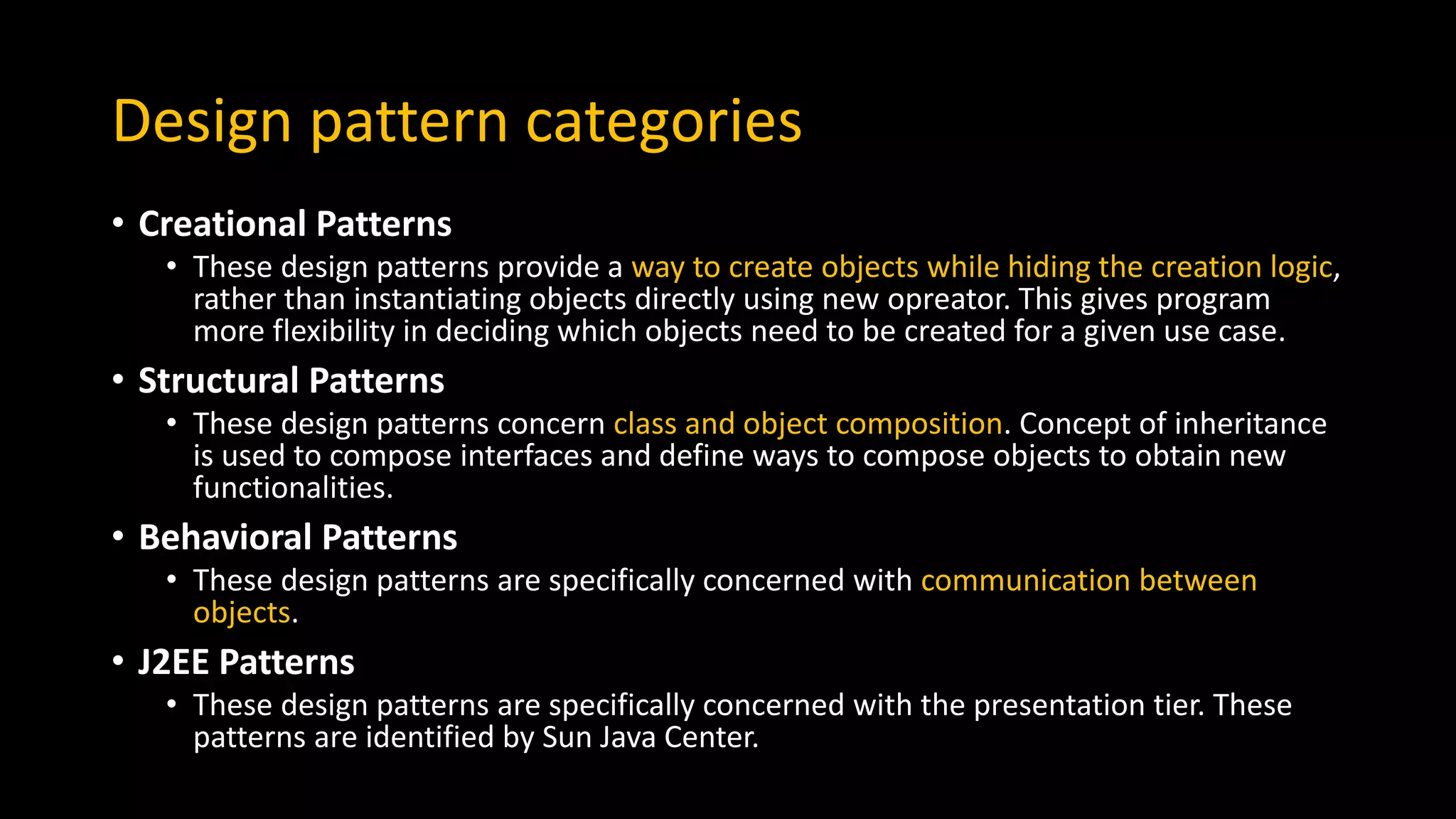 Weekly Meeting: Basic Design Pattern | PPT