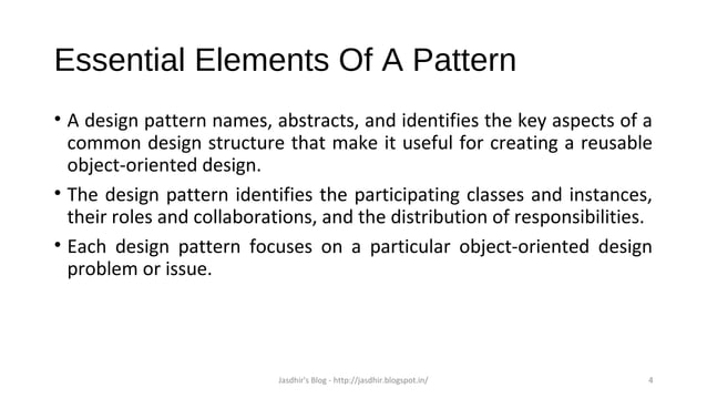 Design pattern | PPT