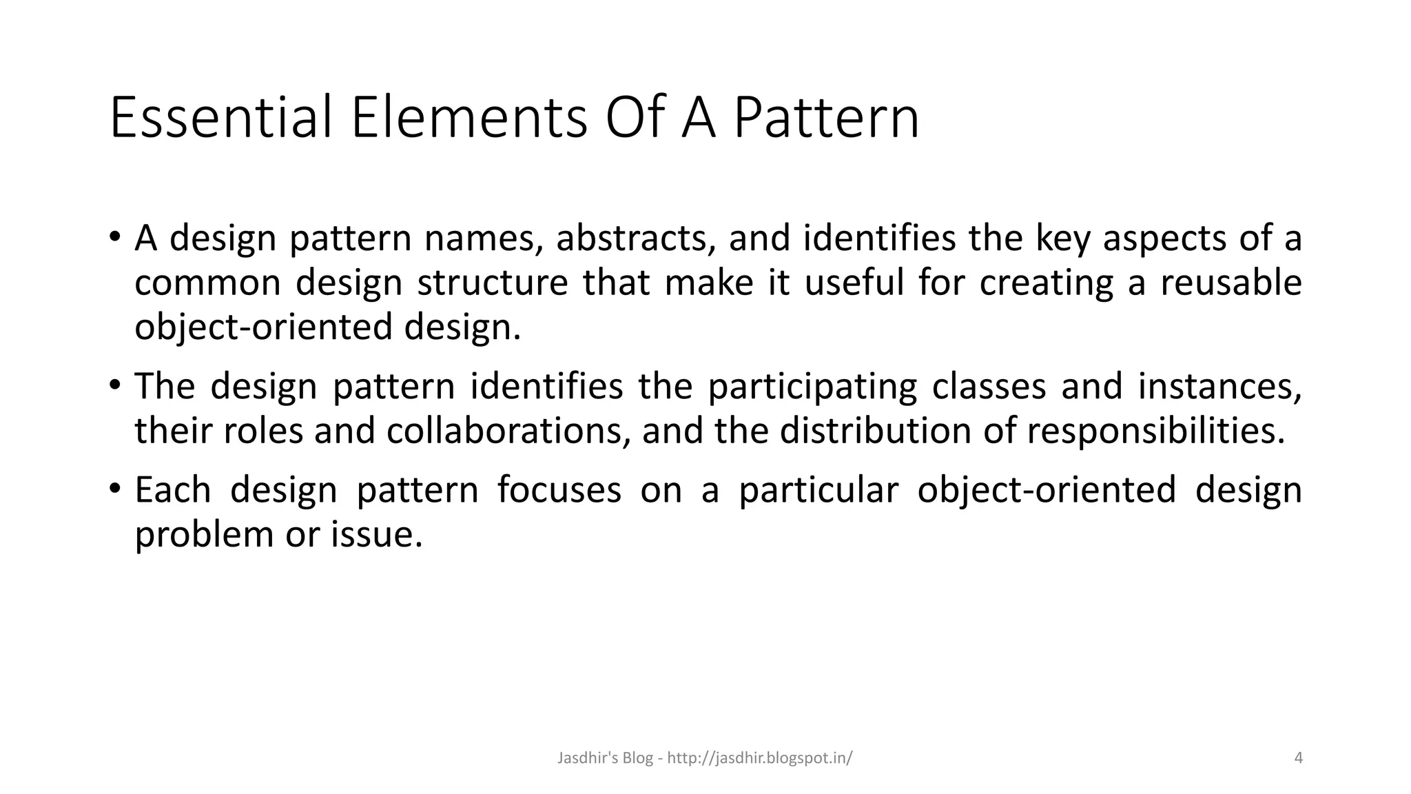 Design pattern | PPT