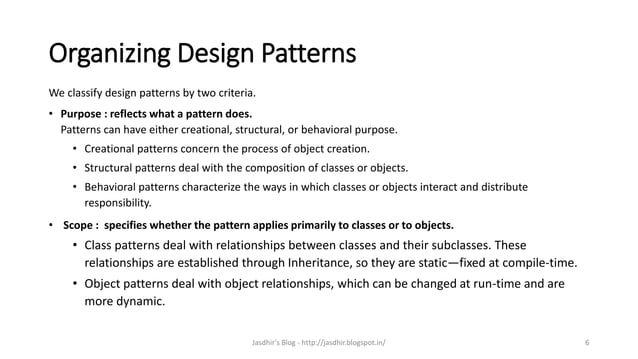 Design pattern | PPT