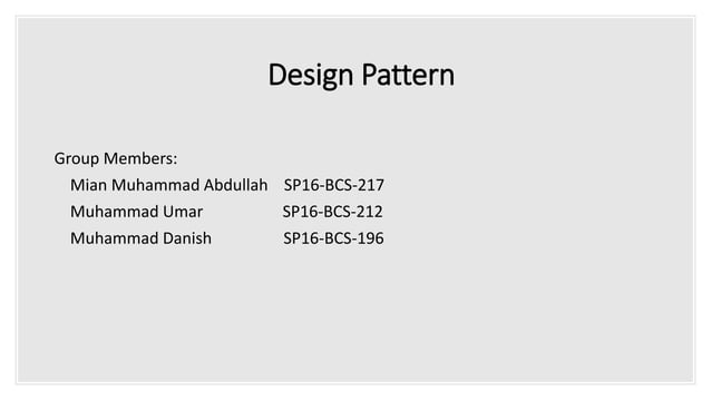 Design patterns Structural | PPTX