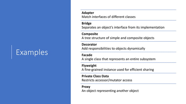Design patterns Structural | PPTX
