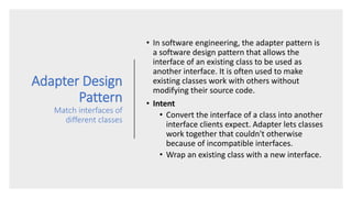 Design patterns Structural | PPTX