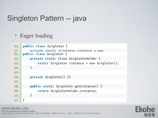 Design Pattern From Java To Ruby | PPT | Programming Languages | Computing