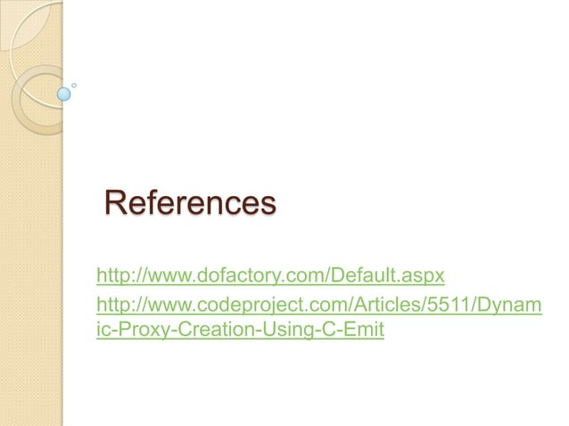 Design pattern proxy介紹 20130805 | PPT