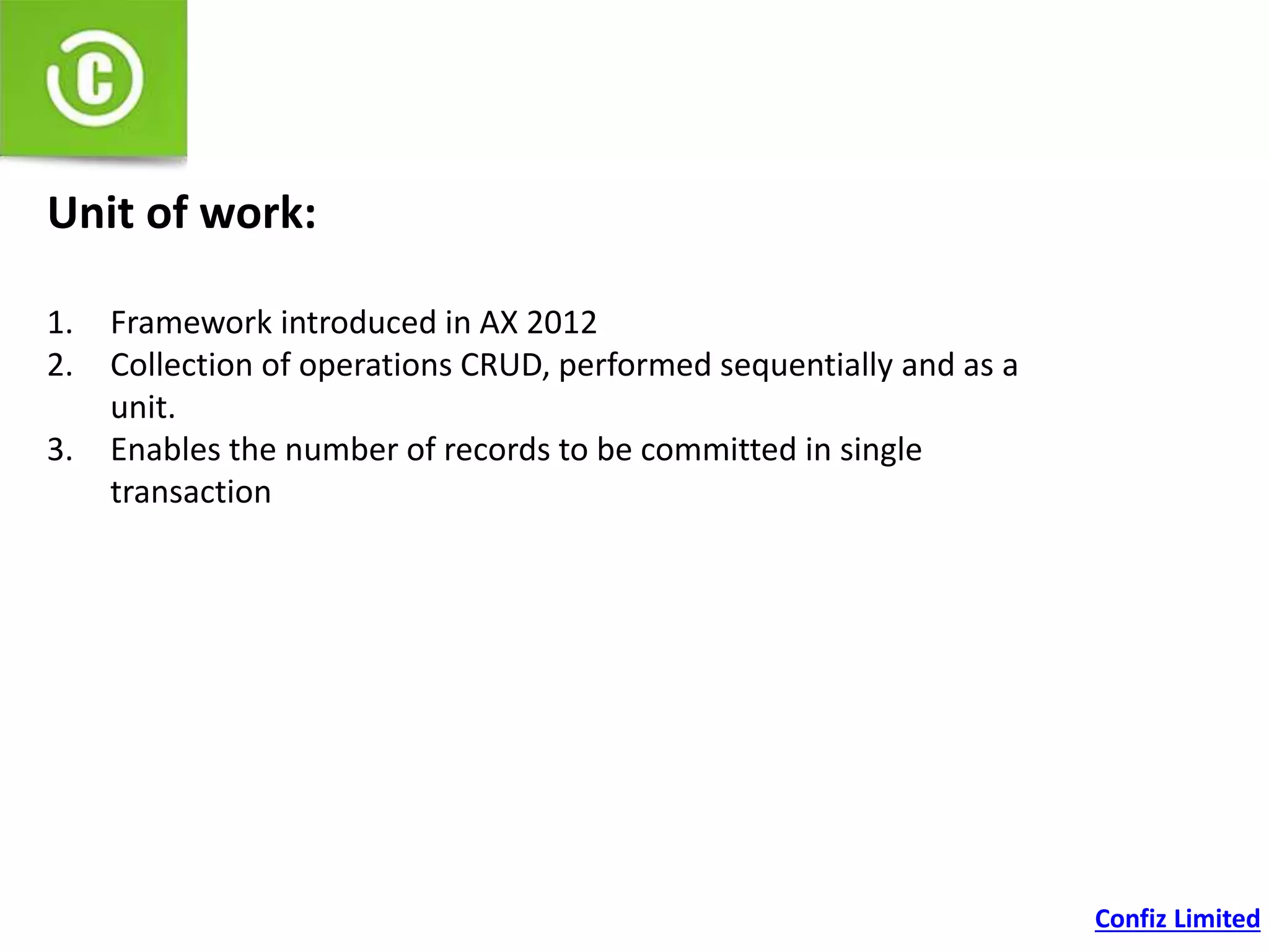 Design pattern: Unit of work | PPT