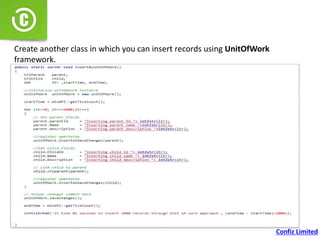 Design pattern: Unit of work | PPTX | Databases | Computer Software and ...