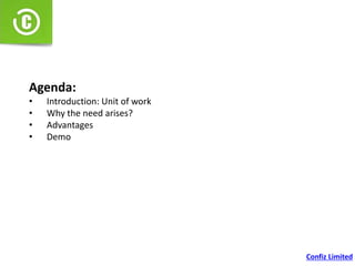 Design pattern: Unit of work | PPTX | Databases | Computer Software and ...