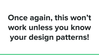 Design Pattern Abuse | PDF