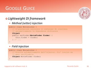 Design Pattern Architetturali - Dependency Injection | PPTX