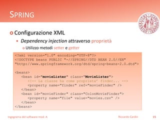 Design Pattern Architetturali - Dependency Injection | PPTX