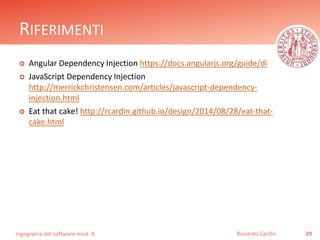 Design Pattern Architetturali - Dependency Injection | PPTX