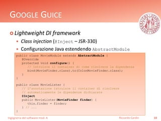 Design Pattern Architetturali - Dependency Injection | PPT