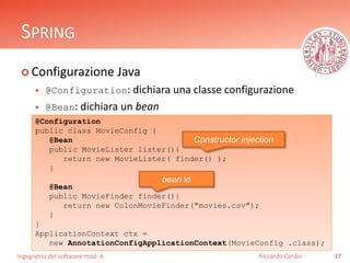 Design Pattern Architetturali - Dependency Injection | PPT