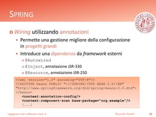 Design Pattern Architetturali - Dependency Injection | PPT
