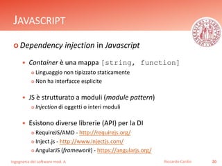 Design Pattern Architetturali - Dependency Injection | PPT