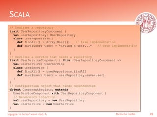 Design Pattern Architetturali - Dependency Injection | PPT