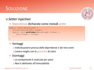 Design Pattern Architetturali - Dependency Injection | PPT