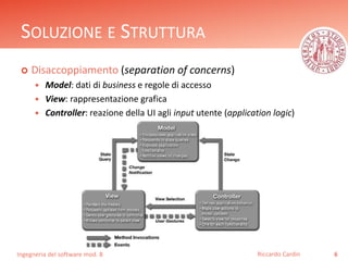 Design pattern architetturali Model View Controller, MVP e MVVM | PPT