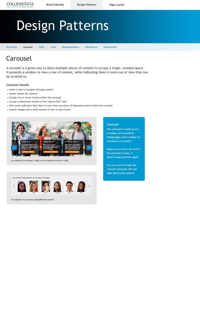 Design pattern carousel | PDF