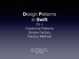 Design Patterns in Swift Ch1 Factory Method | PDF | Programming Languages | Computing