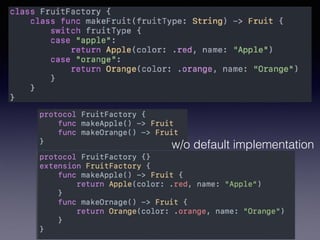 Design Patterns in Swift Ch1 Factory Method | PDF | Programming Languages | Computing