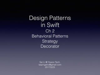 Design Pattern in Swift Ch2 Strategy, Decorator | PDF | Programming Languages | Computing