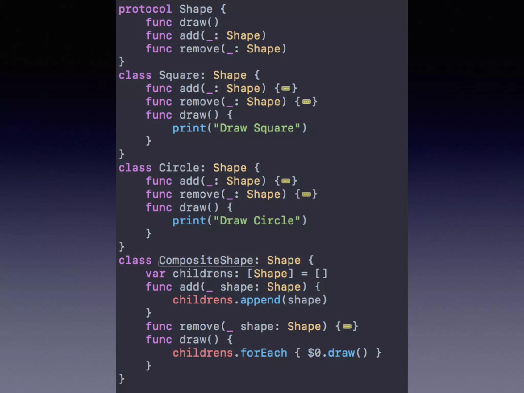 Design Pattern Ch3 in Swift Composite | PDF | Programming Languages | Computing