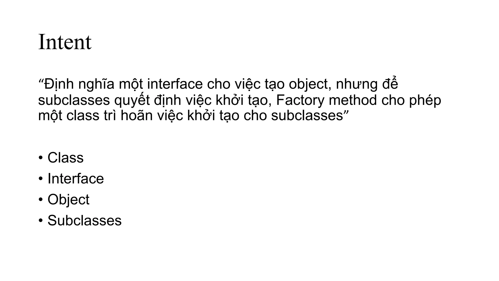 Design pattern [factory method] | PPT
