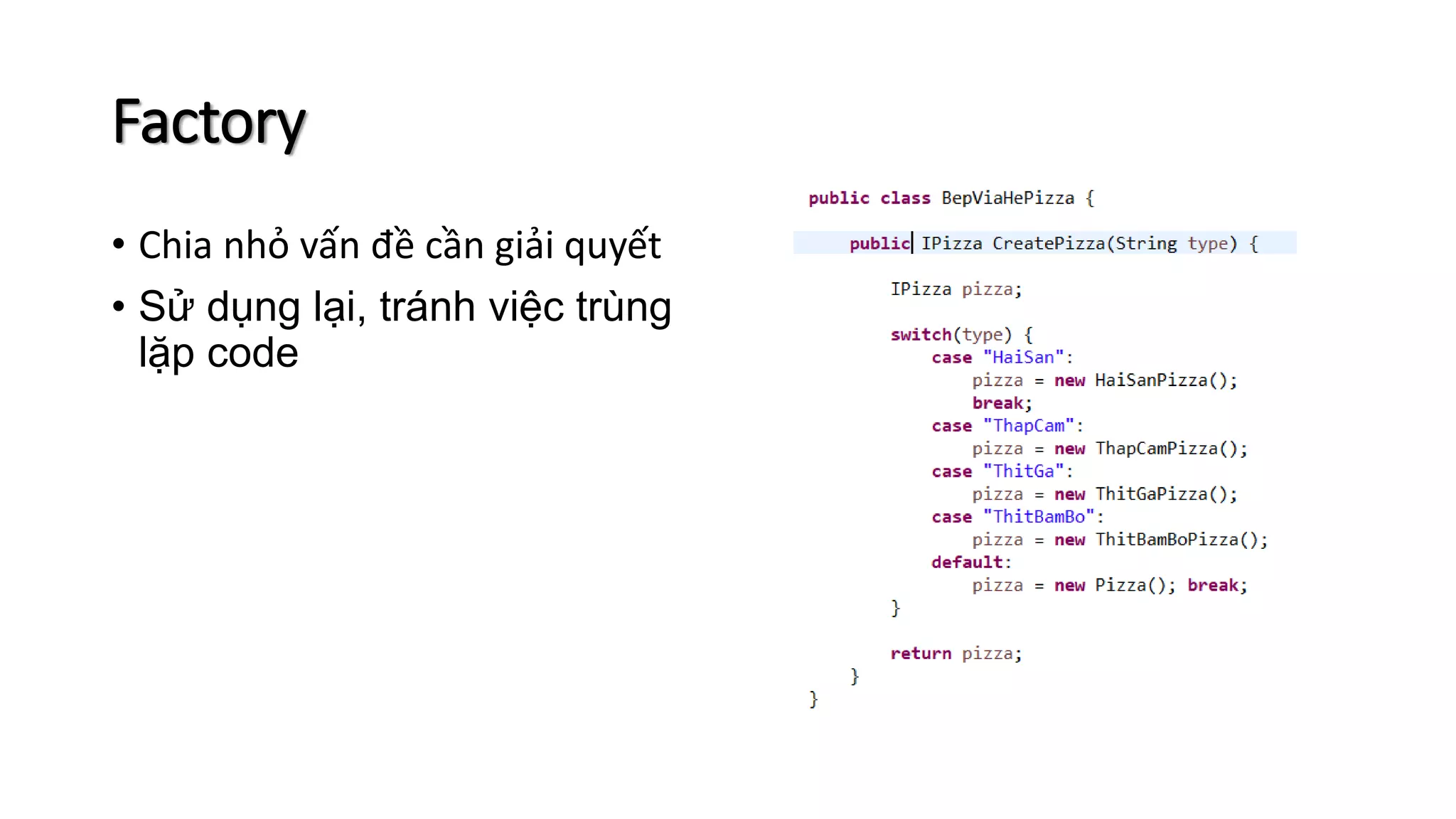Design Pattern Factory Method Ppt 1107