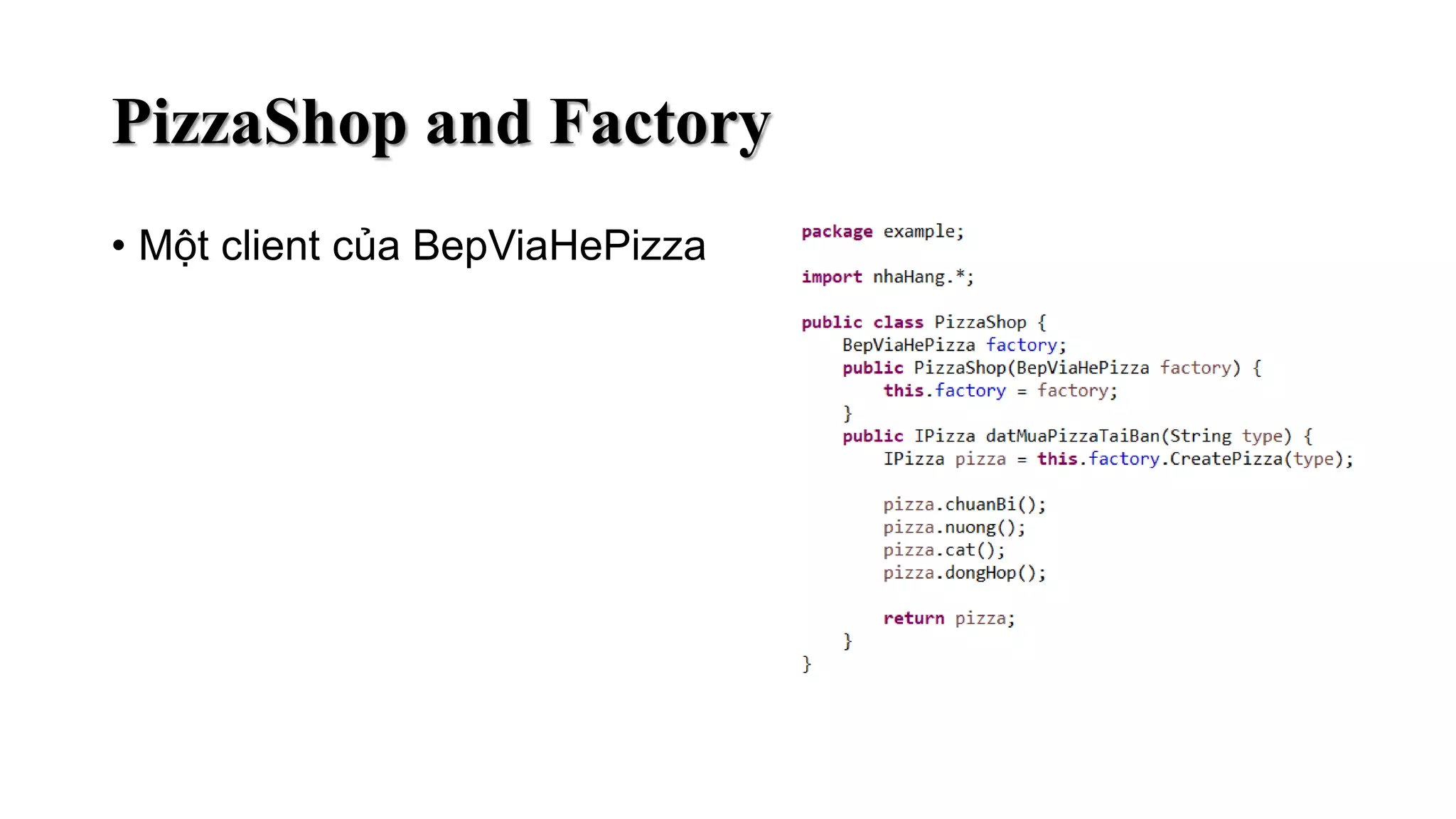 Design pattern [factory method] | PPT