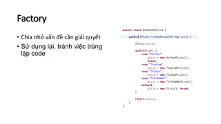 Design pattern [factory method] | PPT