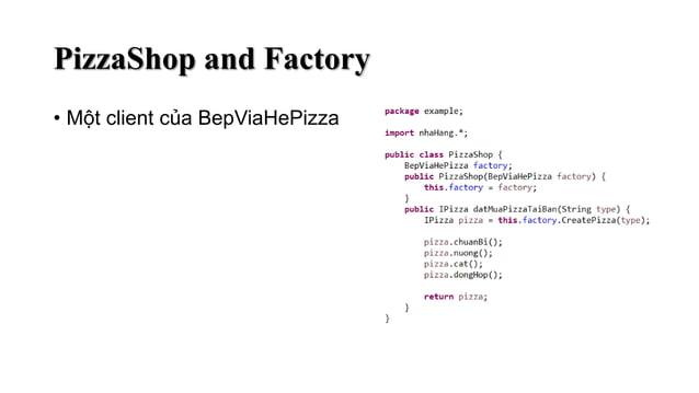 Design pattern [factory method] | PPT