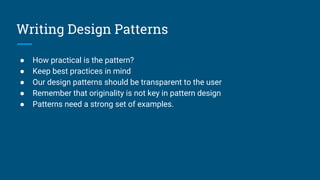 Design pattern in js | PPT