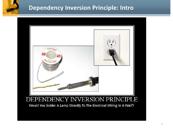 Dependency Inversion Principle Dependency Inversion Principle