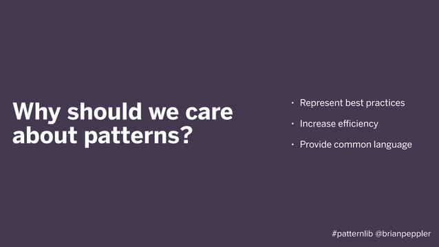 Design Pattern Libraries | PPT